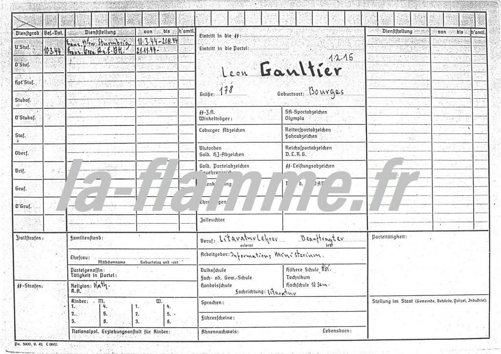 18 juillet 1997 : Décès de Léon Gaultier – Jeune Nation