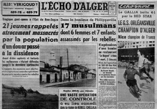 18 mai 1956 : Embuscade de Palestro, massacre des innocents par les ...